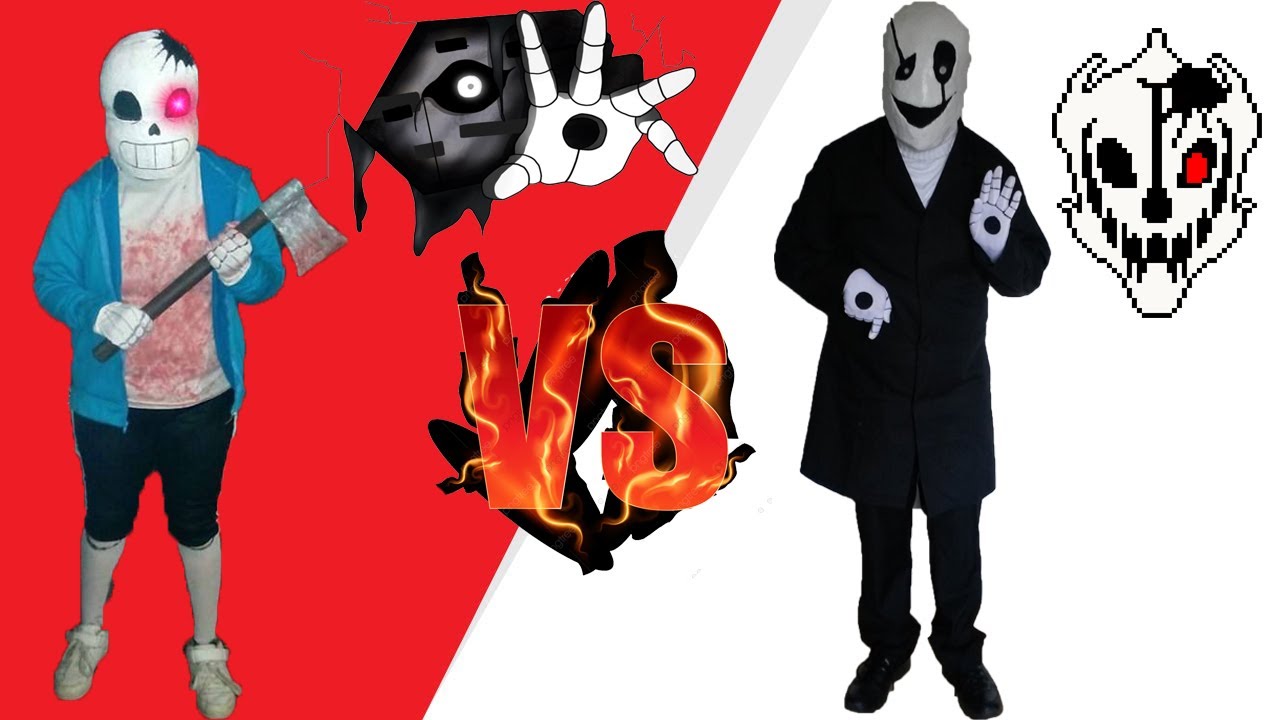UNDERTALE AU FIGHTING | Mix Sans V3 Escape And Confront Gaster | Sans ...