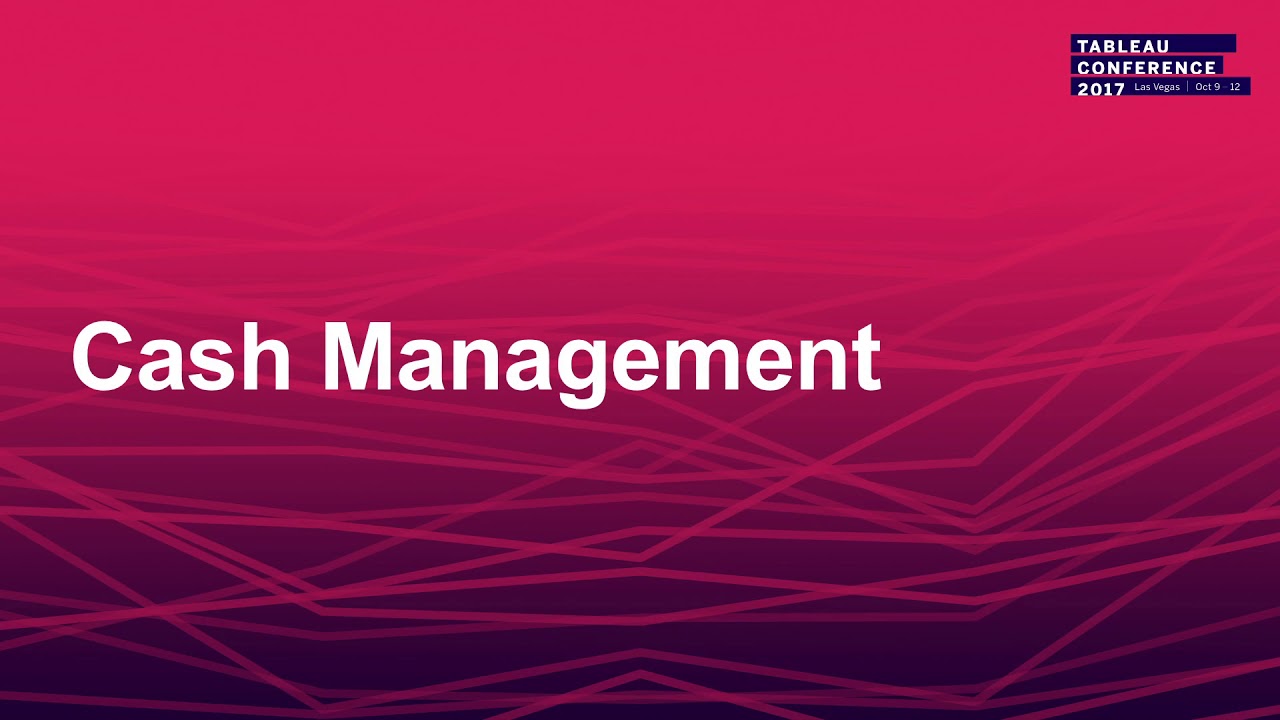 Tableau for Finance: Cash flow analysis - YouTube