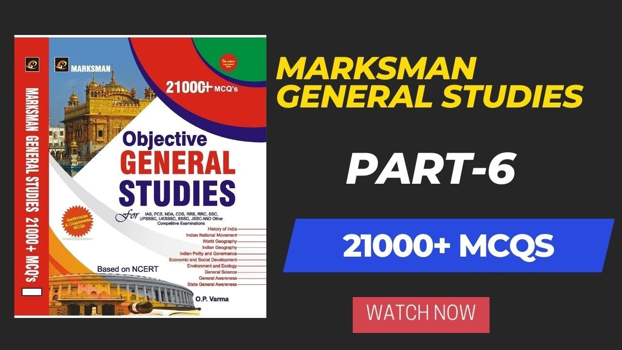 Marksman 21000 MCQs Book In English For UPSC Prelims SSC NDA CDS marksman-21000-mcqs-book-in-english-for-upsc-prelims-ssc-nda-cds