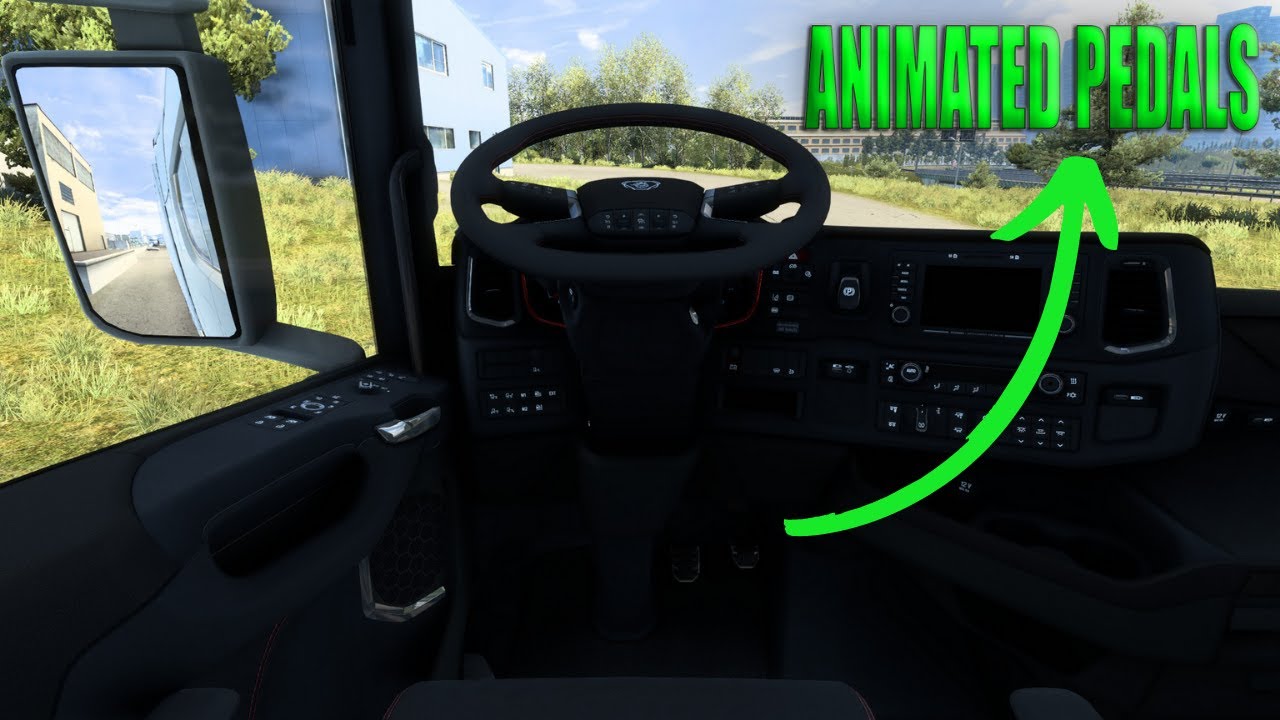 Animated Pedals, Animated Steering Wheel and Scania S Dashboard ...