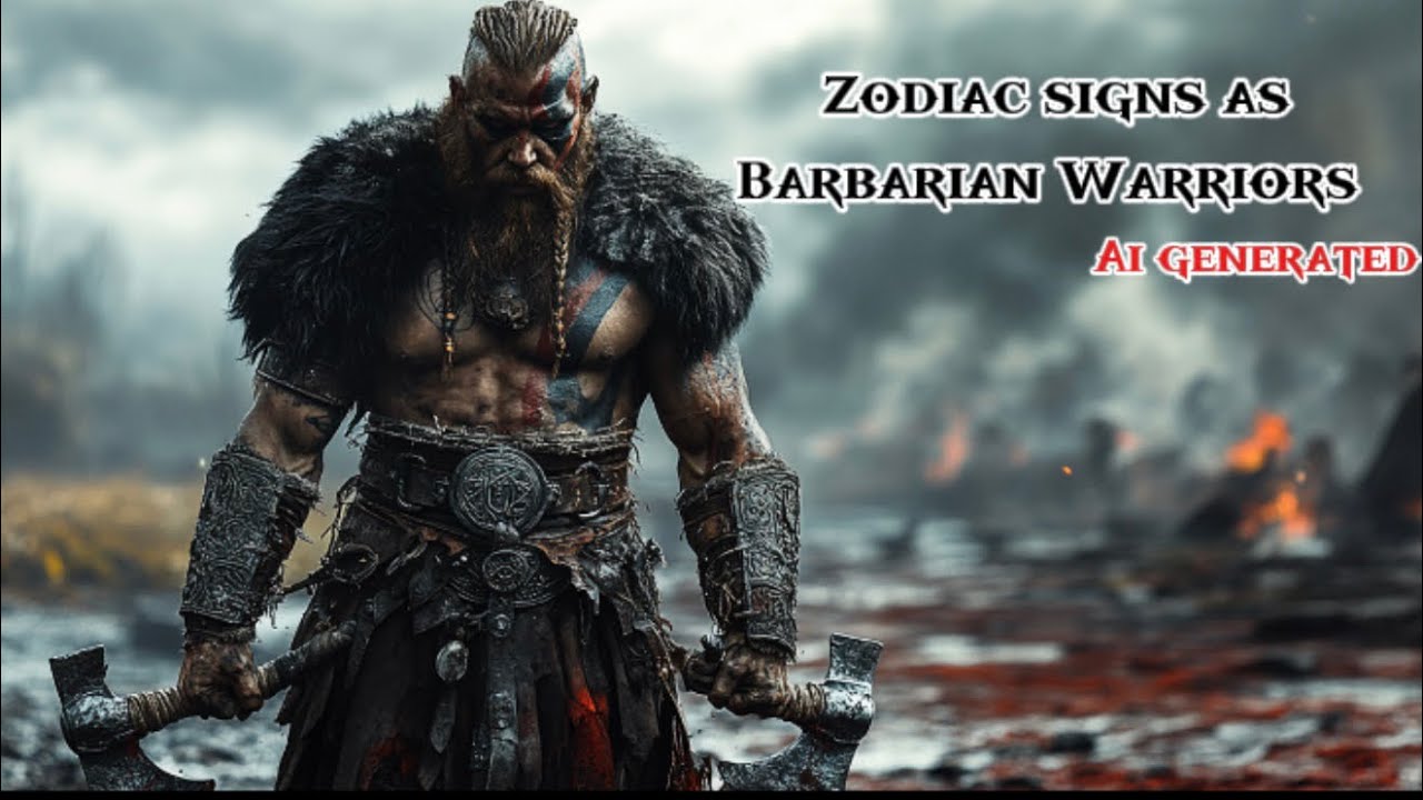 Zodiac Signs As Barbarian | Ai generated | Ai World - YouTube