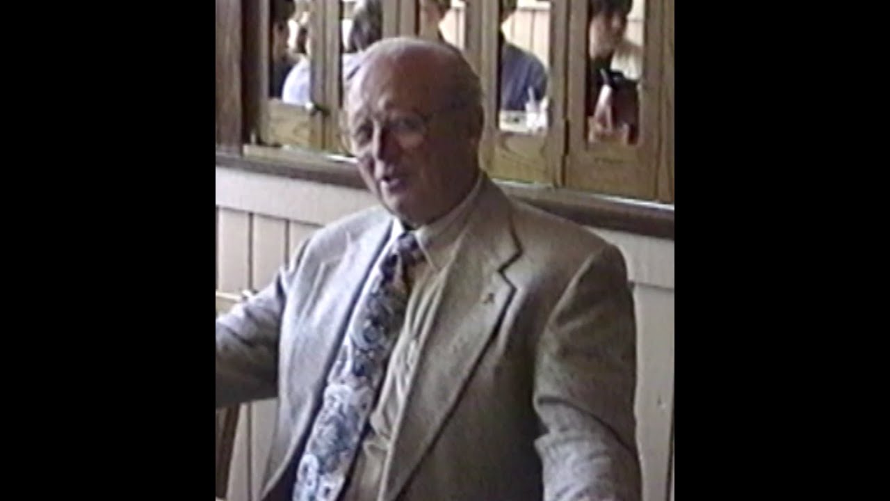 Julian P. Foss, his last year, 1994-95 - YouTube