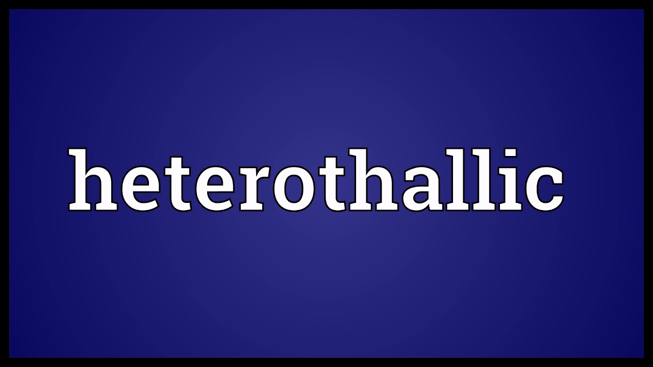 Heterothallic Meaning | Wordogram - YouTube