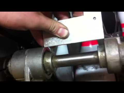 5/16 gauge yoke table yoke centering - YouTube