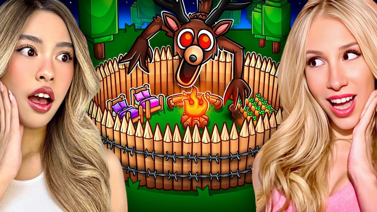 I Built The SAFEST BASE in 99 Nights In The Forest w/ LANA RAE - YouTube