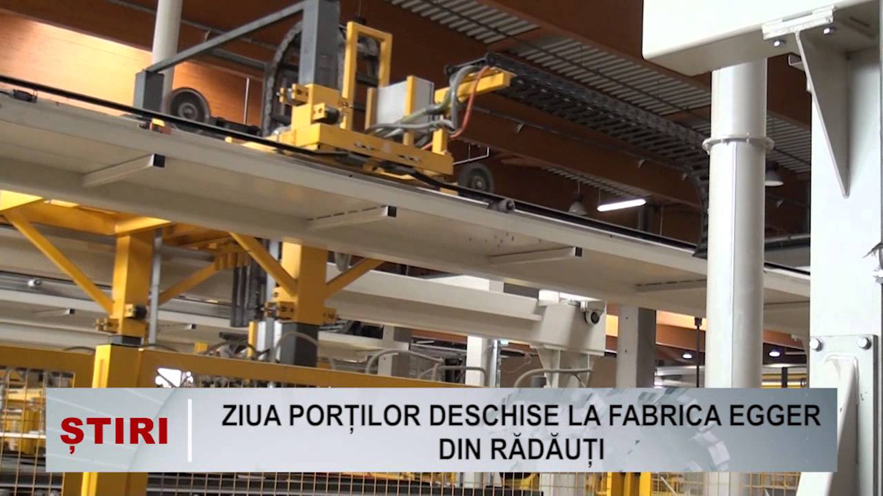 Ziua portilor deschise la fabrica EGGER din Radauti - YouTube