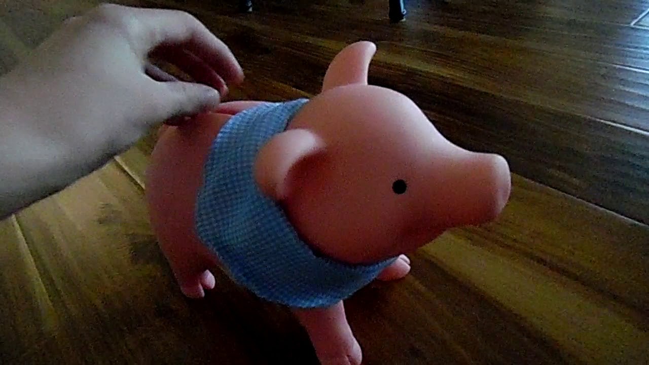 Rubber Piggy Bank - YouTube