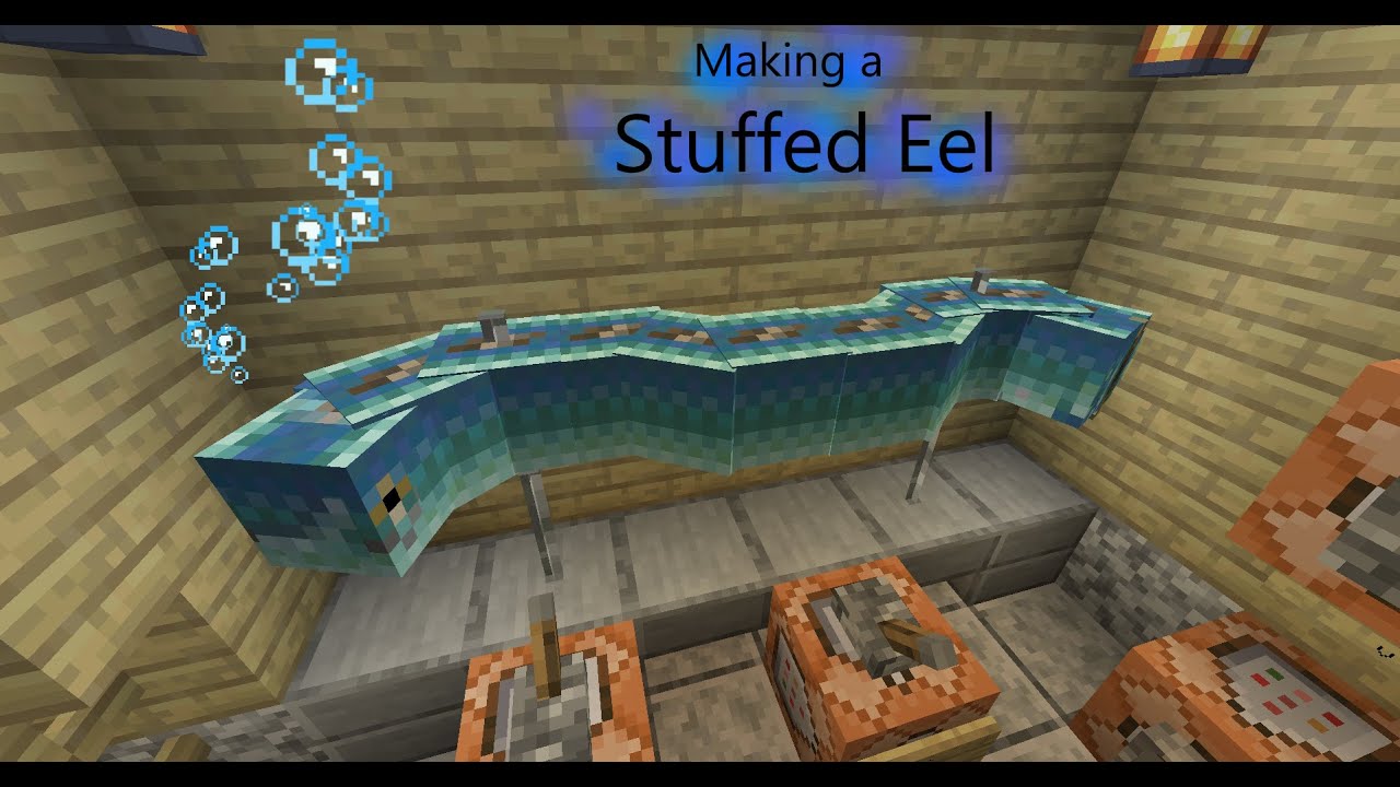 Creating a stuffed eel in Miecraft - Map preview - YouTube
