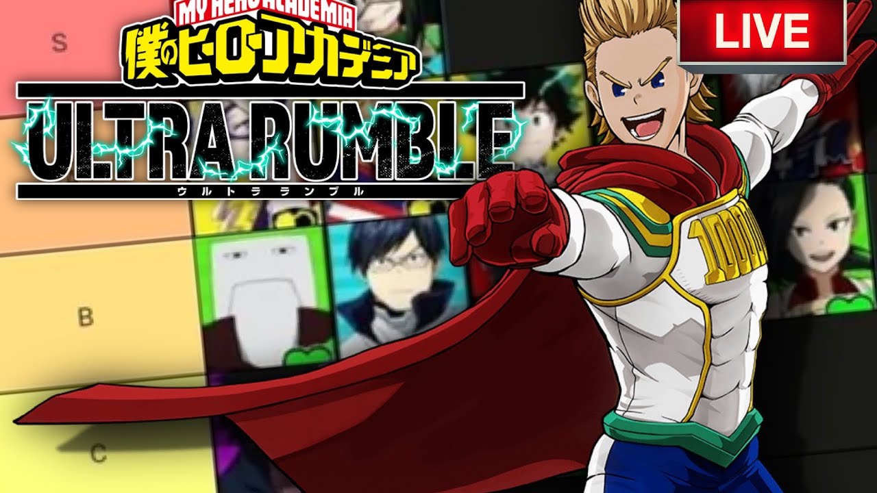 MY HERO ULTRA RUMBLE | This how you rank every character!! - YouTube