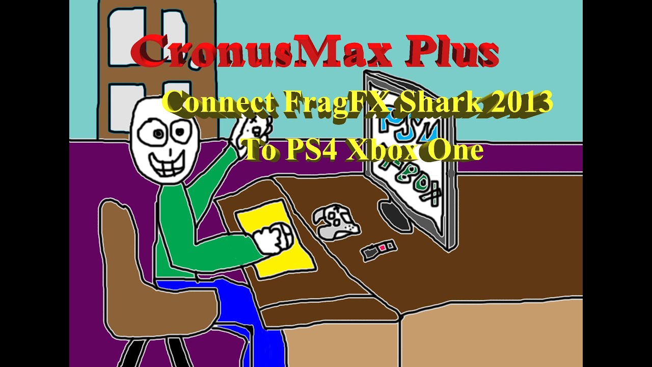 How to setup Fragfx to PS4 Cronusmax plus+fragfx shark connect to PS4 ...