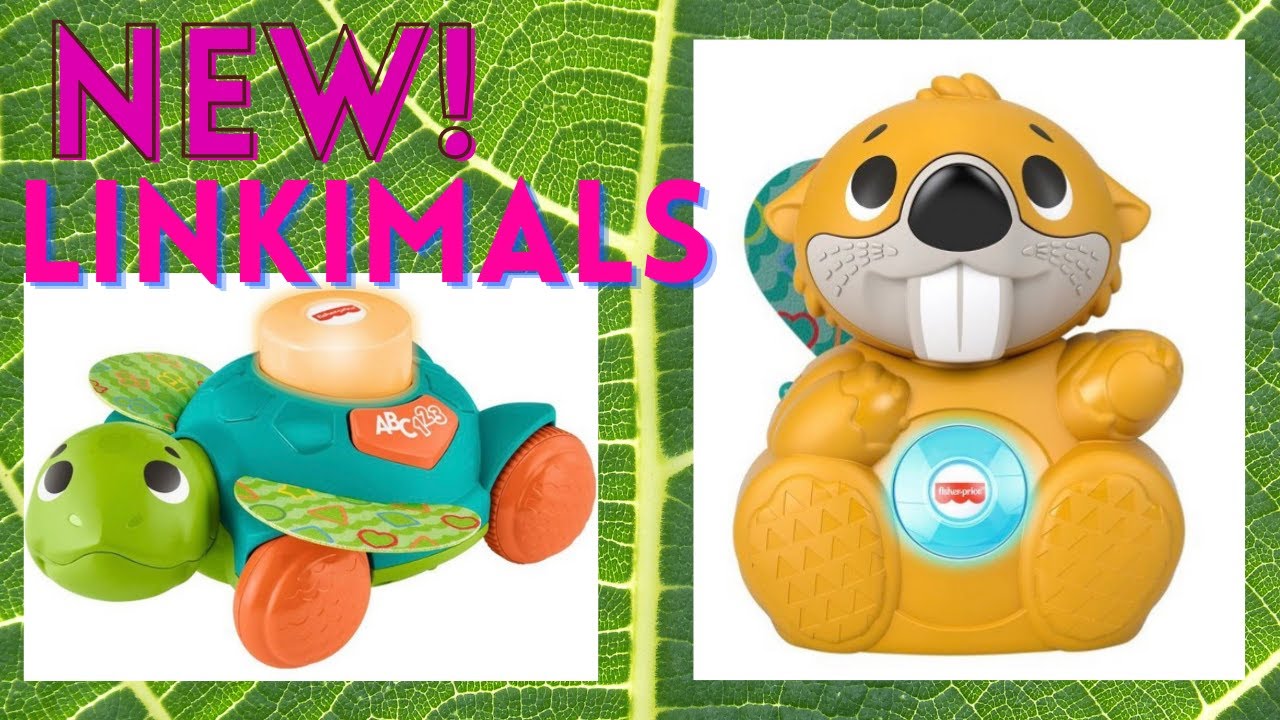 Lexi Plays With THE NEW FISHER PRICE LINKIMALS Boppin Beaver and Sit to ...