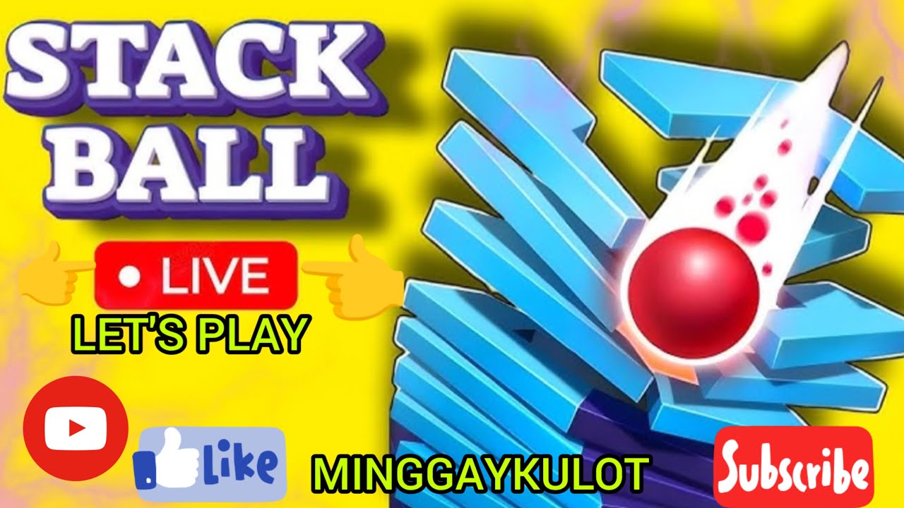 !!LET'S PLAY STACK BALL GAME 3D 'LEVEL110 '#relaxing game #trending #asmr - YouTube