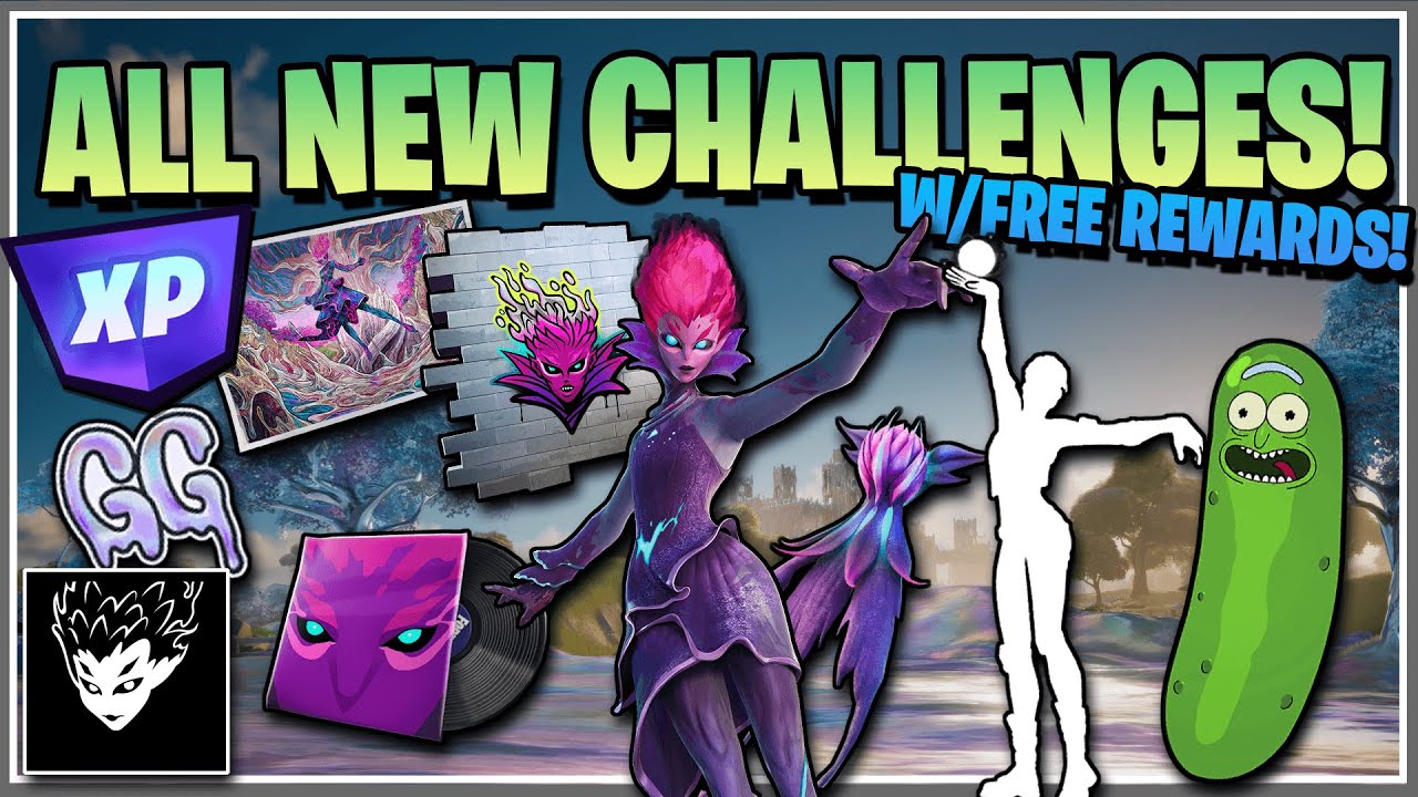 NEW CHALLENGES WITH FREE REWARDS & XP! - Fortnite Battle Royale - YouTube