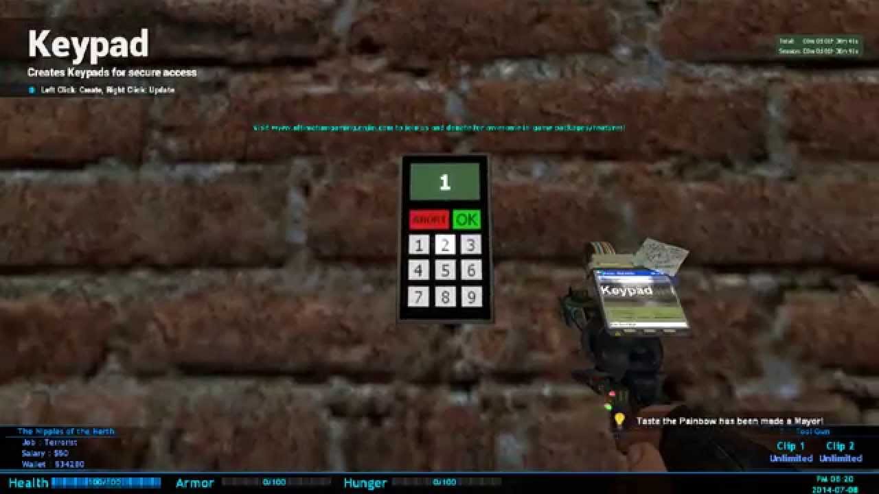 GMOD KEYPAD TUTORIAL EASY!! - YouTube