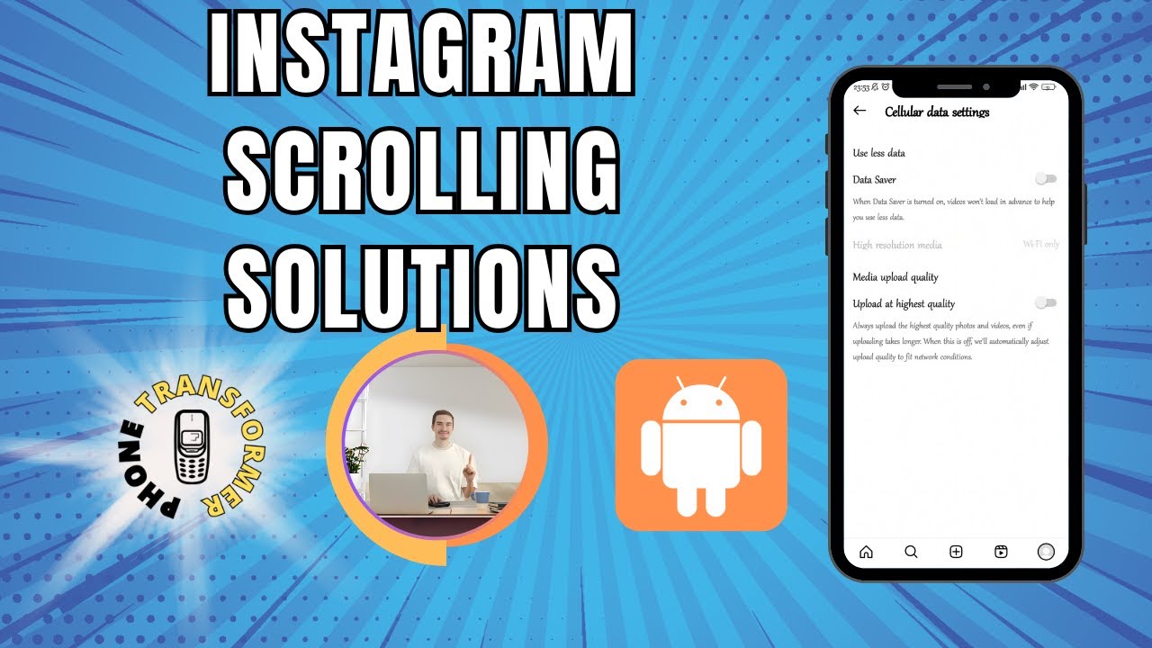 How to Stop Instagram From Scrolling to the Top Android - YouTube