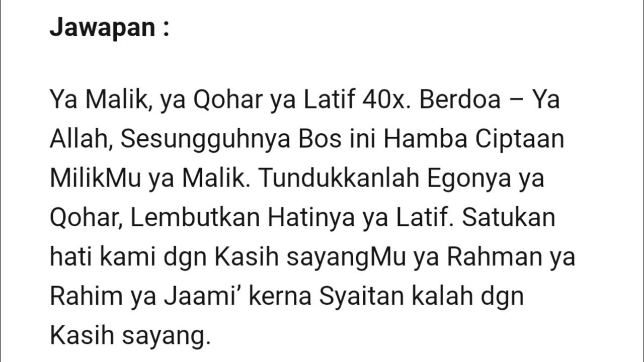 Doa Orang Yang Teraniaya 2 - YouTube