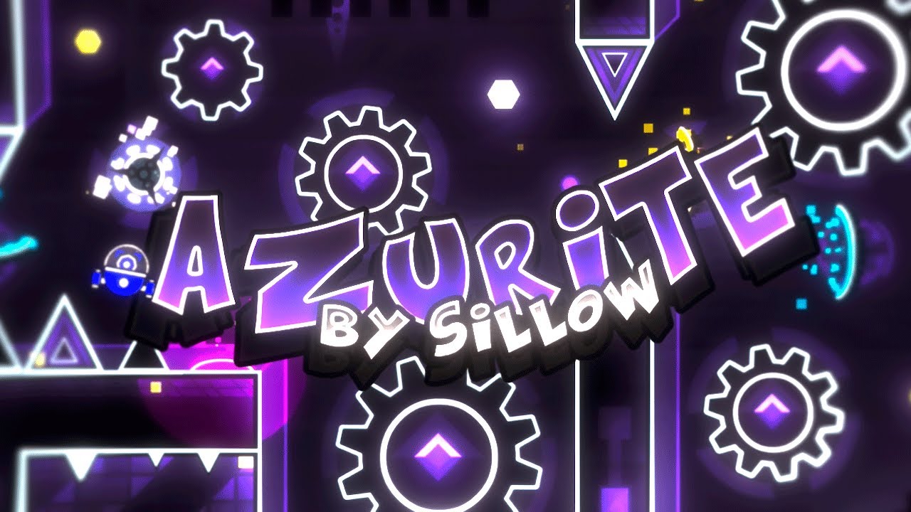 (Extreme Demon) Azurite by Sillow - Geometry Dash - nDarken GD - YouTube