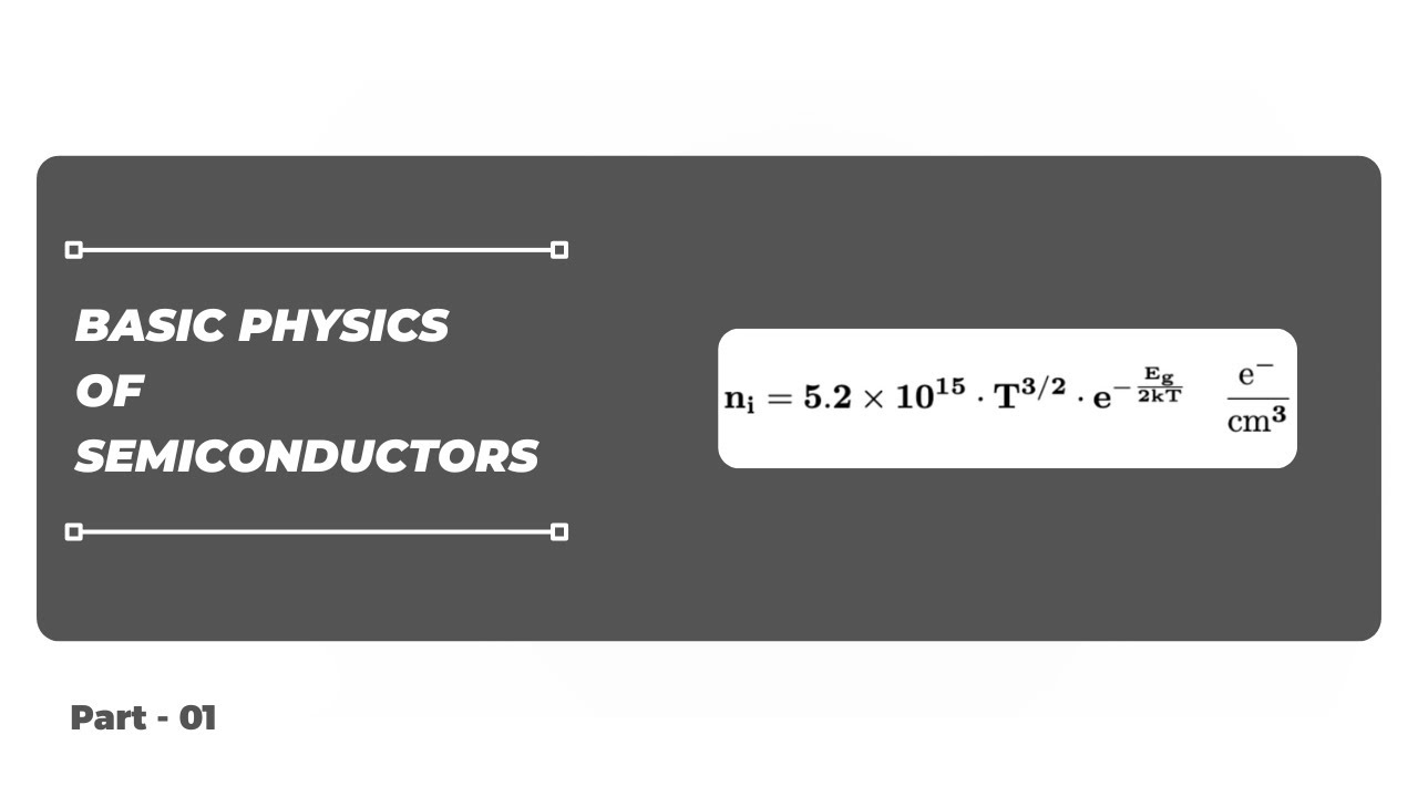 Semiconductor Physics Basics: Essential Formulas Revised ...