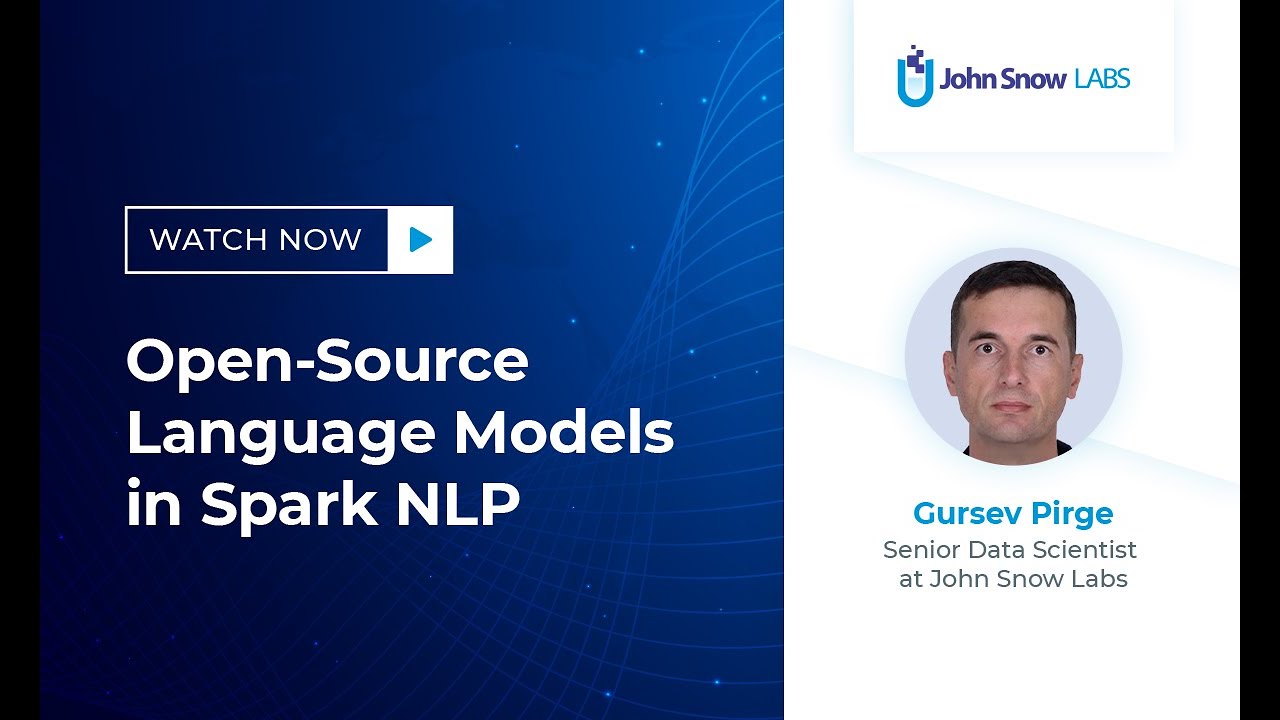 Open-Source Language Models in Spark NLP - YouTube
