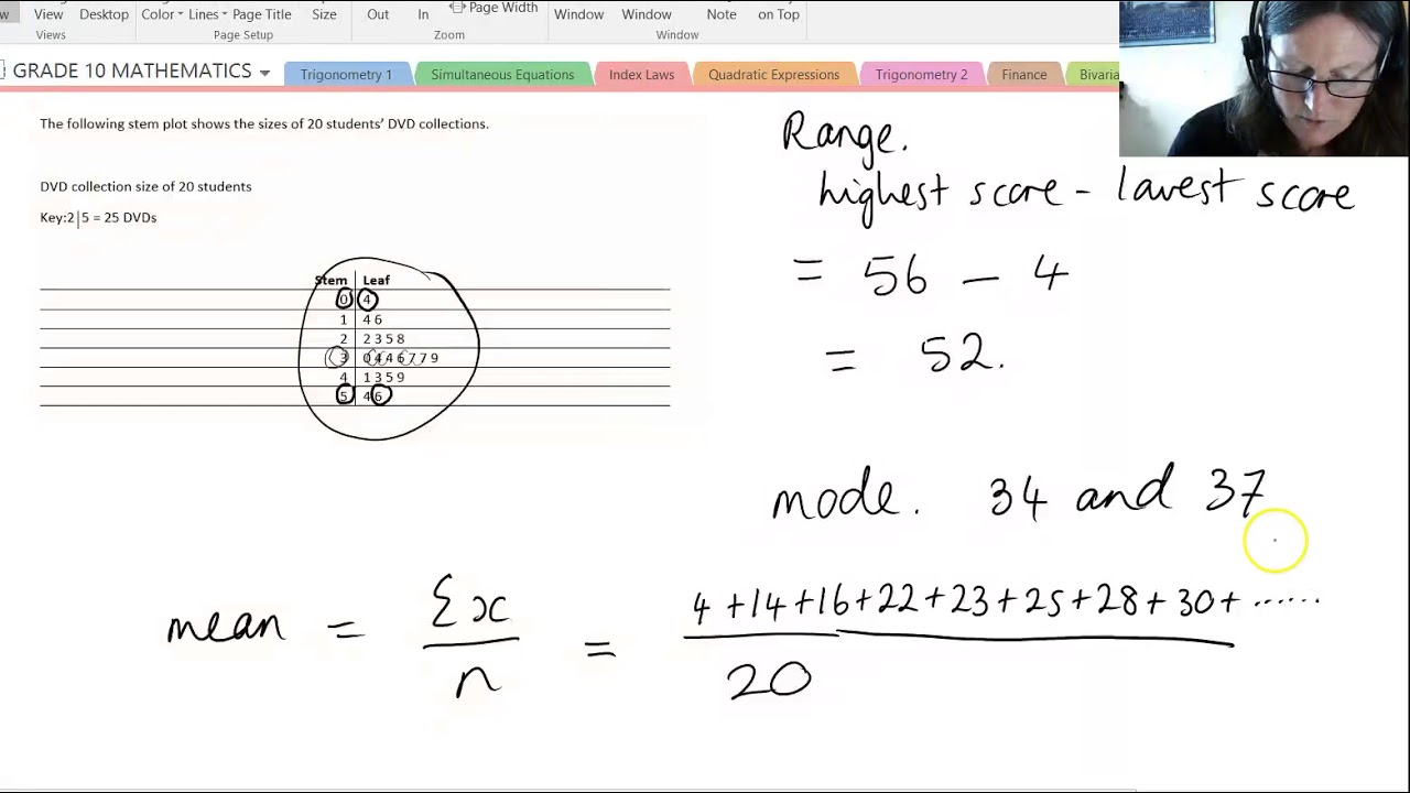 How To Find Mode Stem And Leaf Plot Haiper How To Find Mode Stem And Leaf Plot Haiper
