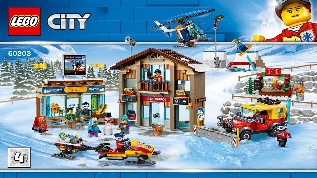 LEGO instructions - City - 60203 - Ski Resort (Book 4) - YouTube