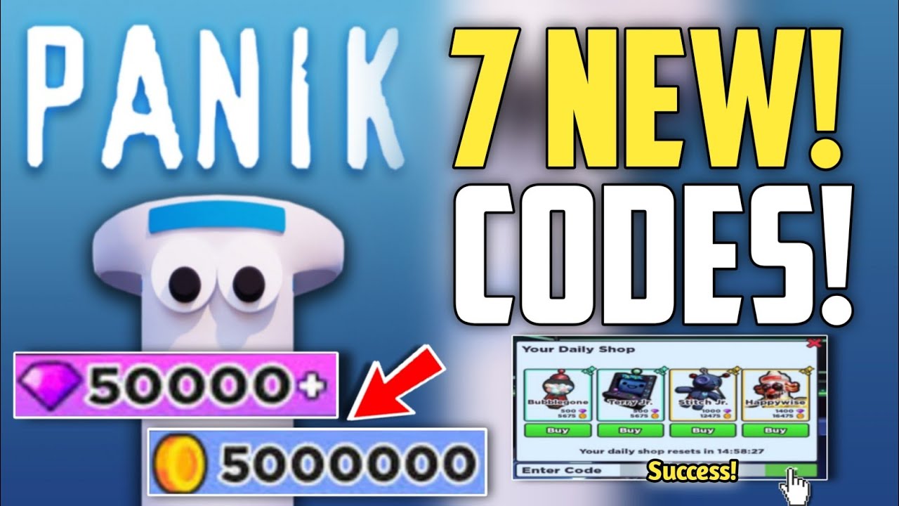 *NEW* ALL WORKING PANIK CODES IN MARCH 2024 | PANIK CODES | ROBLOX PANIK CODES! - YouTube