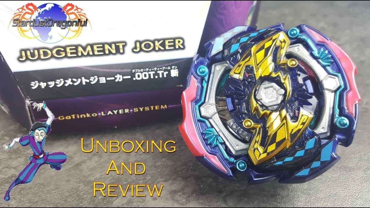 B-142 Judgement Joker .00T.Tr Zan Unboxing & Review! Beyblade Burst GT ...