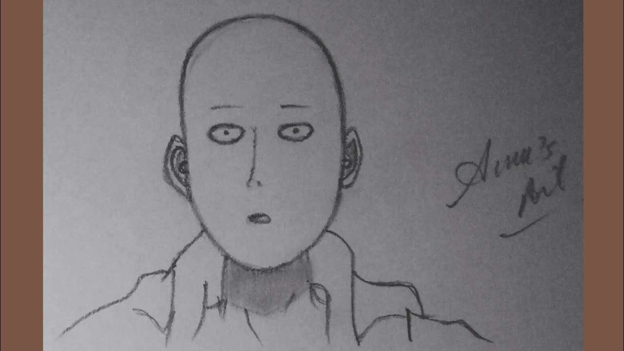 drawing saitama from one punch man with alcohol markers | Amun's Art ...