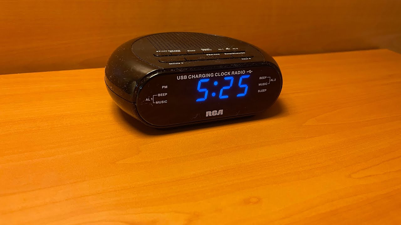 RCA RC207 Alarm Clock - YouTube