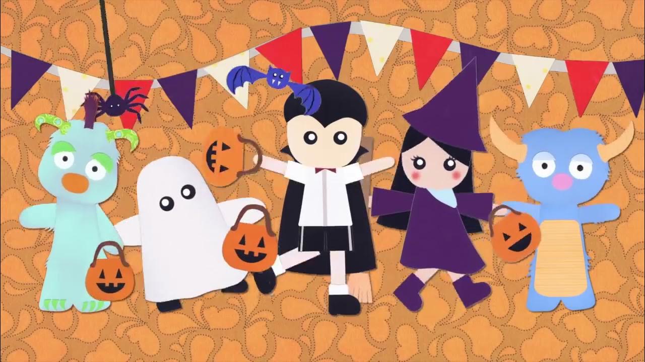 Los Monstruos Bilingual Halloween Song by Music With Sara - YouTube
