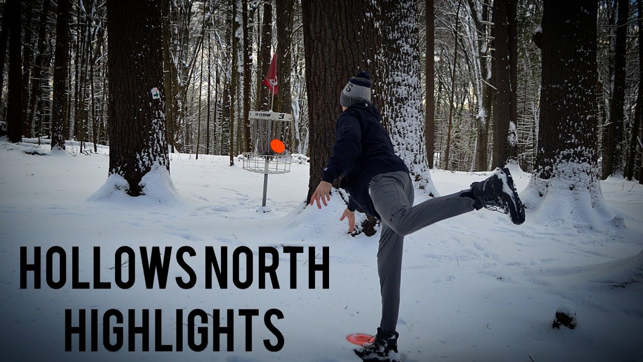 Hollows North Disc Golf - Snow Highlights - YouTube