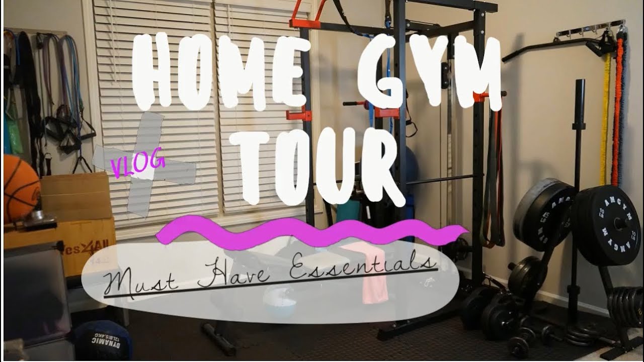 HOME GYM TOUR VLOG - YouTube