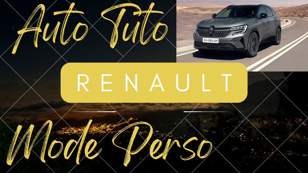 Tuto Renault - Mode perso ultime - YouTube