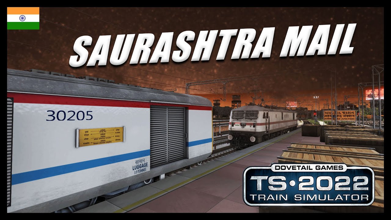 EARLY MORNING JOURNEY IN RAILWORKS | 22945 MMCT - OKHA SAURASHTRA MAIL ...