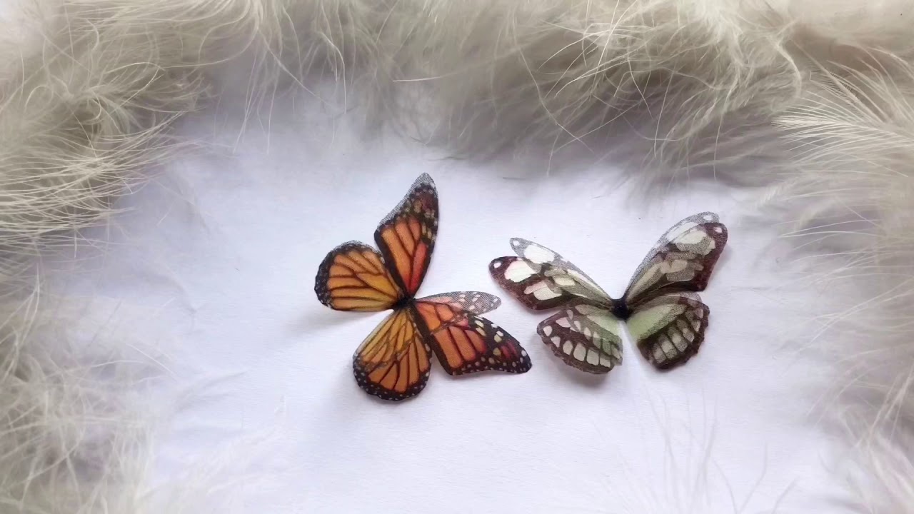 Silk Monarch Butterfly | Silk Butterflies Design by Alina Zadorozhna ...