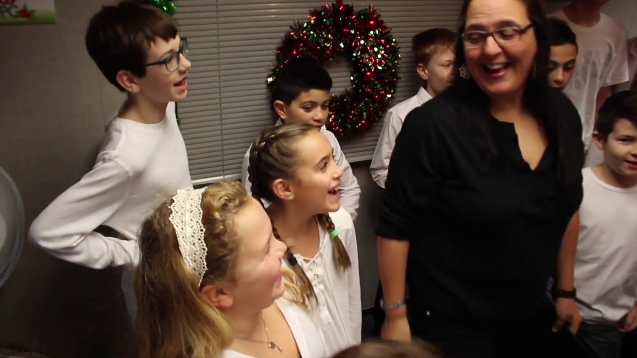 Tighe Middle School Jingles All the Way Into Lite Rock's Studio - YouTube