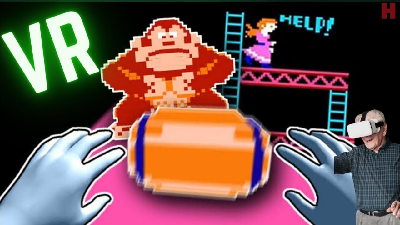 Probando Donkey Kong VR | Realidad Virtual con H - YouTube