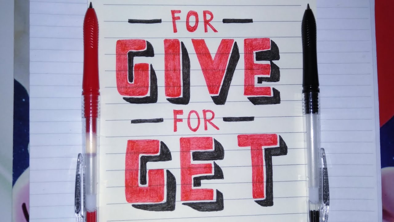 Aesthetic Hand Lettering Art Quote Ideas Using Color Pen | Typography ...