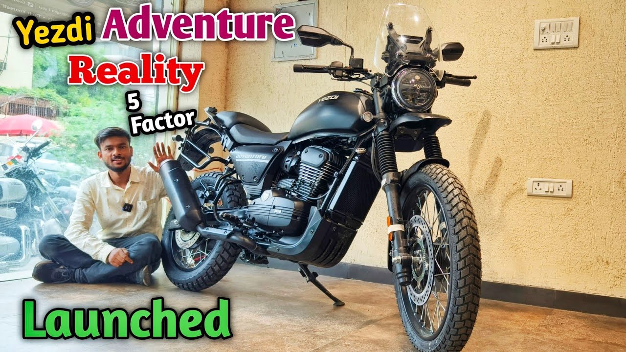 Yezdi Adventure 2024 Launched Black Colour Edition | Budget Touring ...