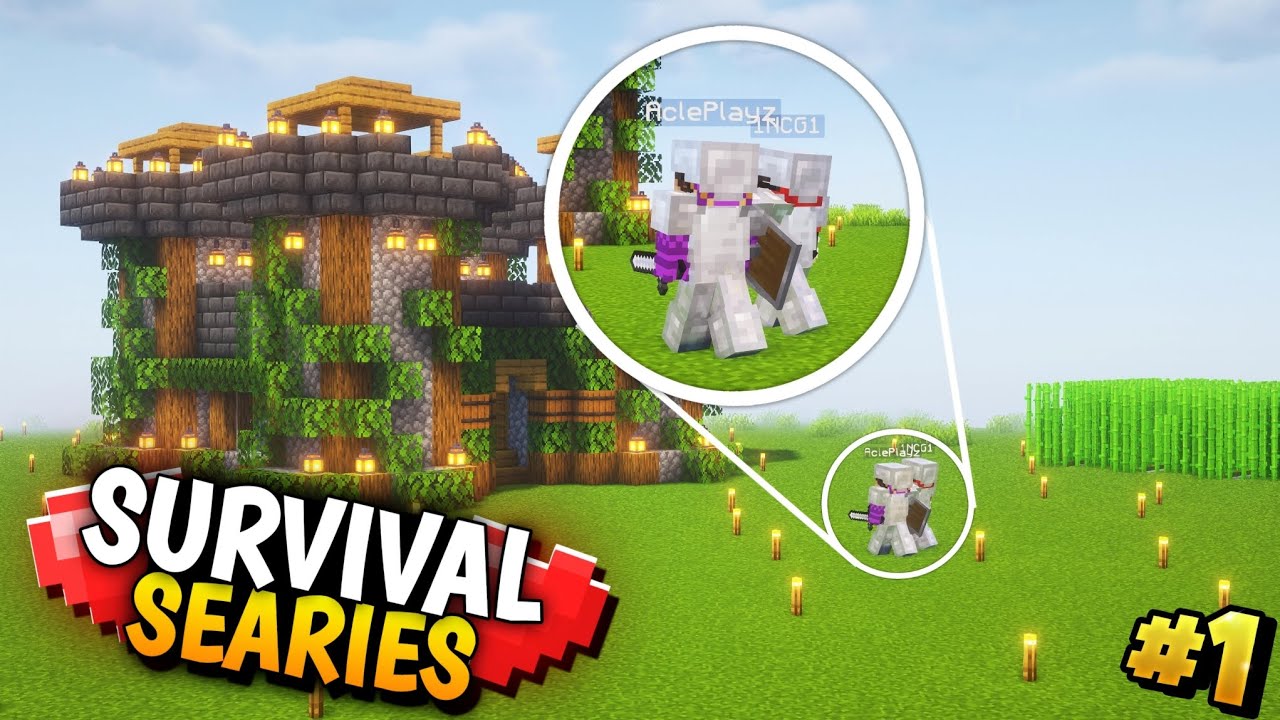 We Build An Insane House In Minecraft Survival || Duo Survival #1 || ft ...