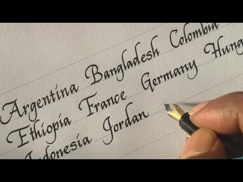 fountain pen writing | countries names in alphabetical order | best ...