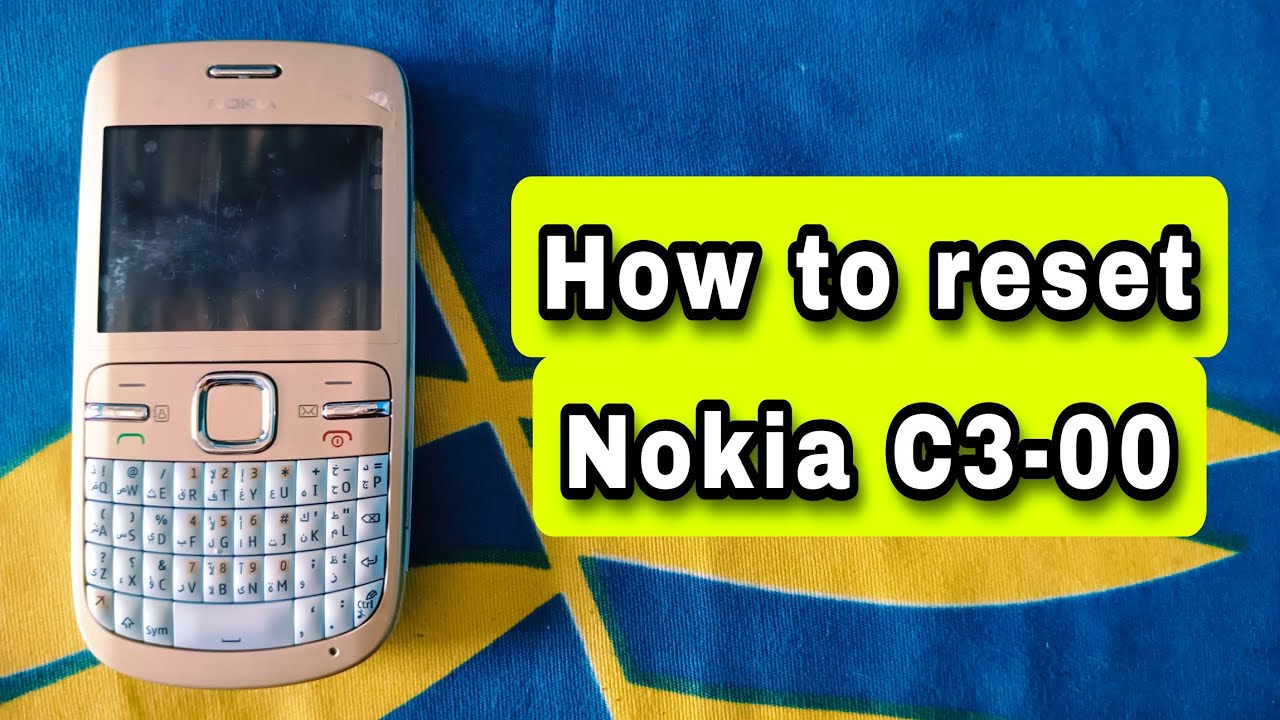 How to reset Nokia C3-00 📲 | Nokia C3-00 from ShopClues - YouTube