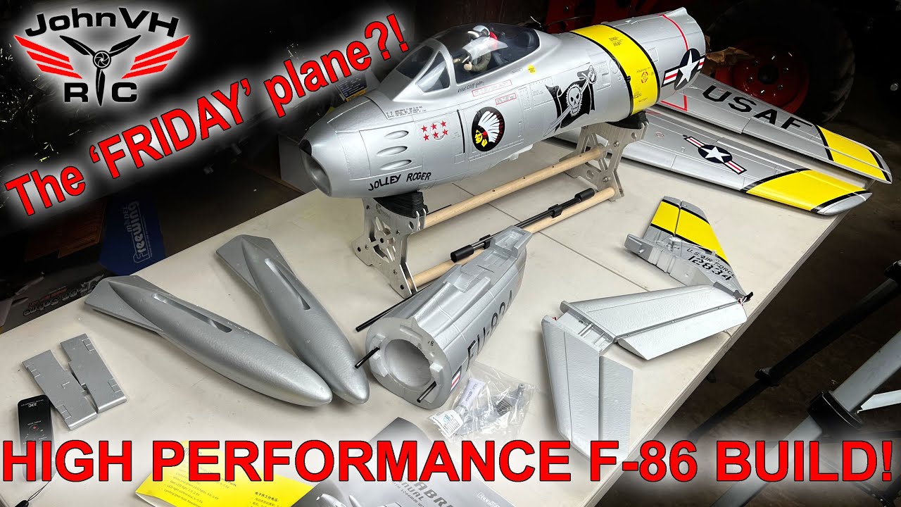 UNBOXING AND BUILD Freewing F-86 Sabre High Performance 80mm EDF Jet ...