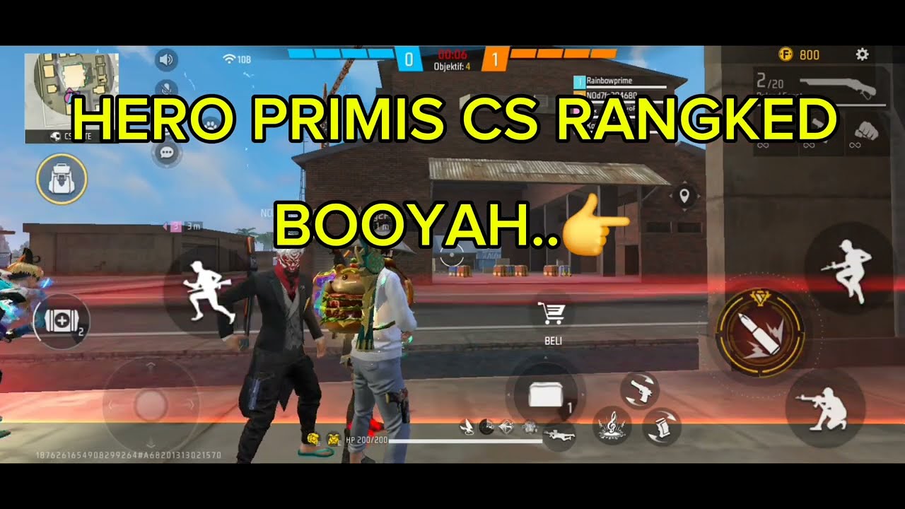 HERO PRIMIS FREE FIREE CS RANGKED BOOYAH #freefire#garenafreefire#ffmax ...
