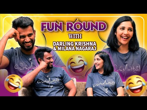 😂 FUN ROUND 🤣 with Darling Krishna & Milana Nagaraj | Love Mocktail 3 | Manu | Kadakk Cinema
