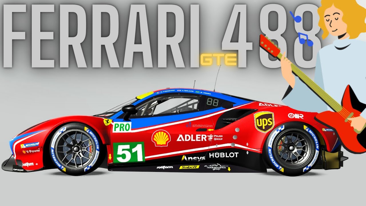 rFactor 2 - Ferrari 488 GTE - Nordschleife Race | Dynamic Weather - YouTube