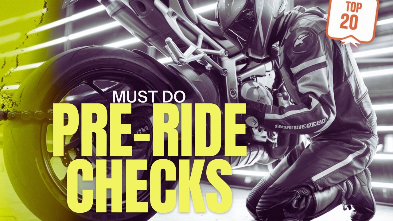 20 Crucial Motorcycle Safety PRE-RIDE Checklist You Need - YouTube