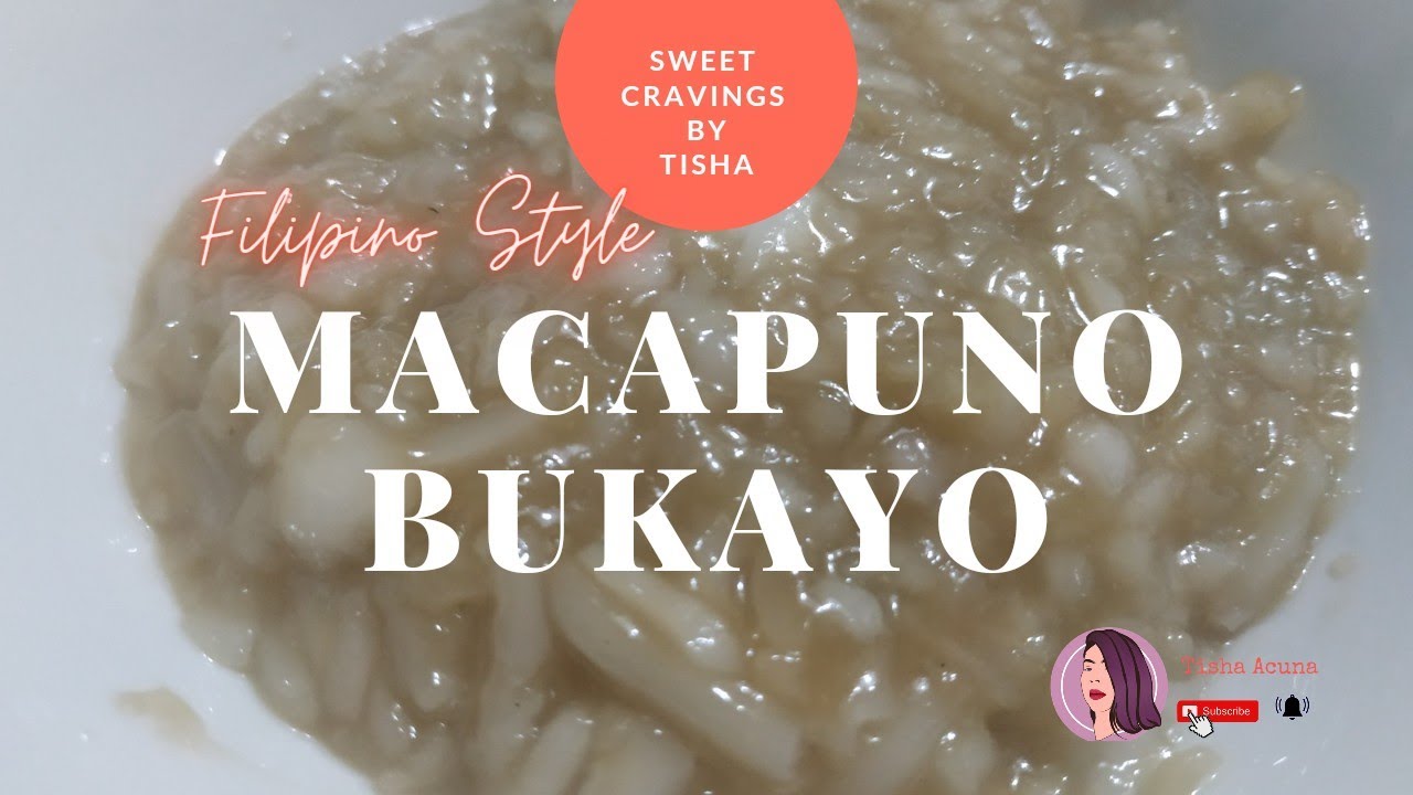 Macapuno Bukayo | Filipino Style | Sweet Macapuno | Tisha Acuna - YouTube