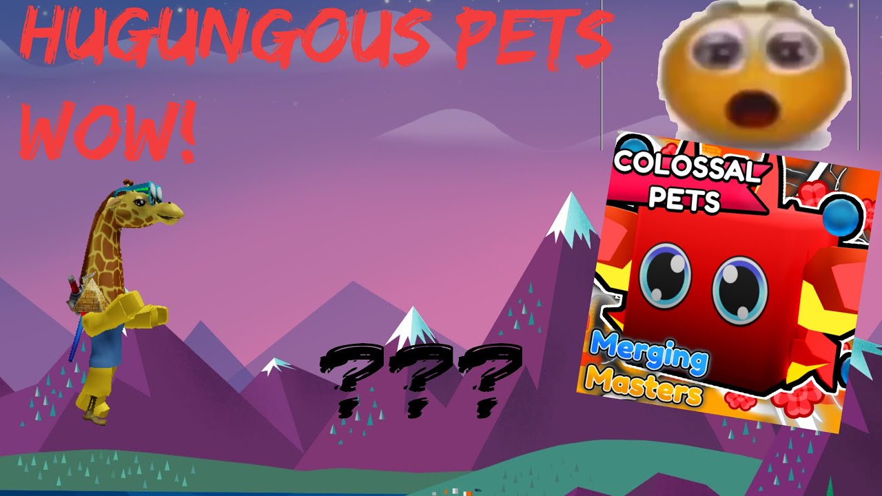 NEW COLOSSAL PETS! (Merging Masters) - YouTube