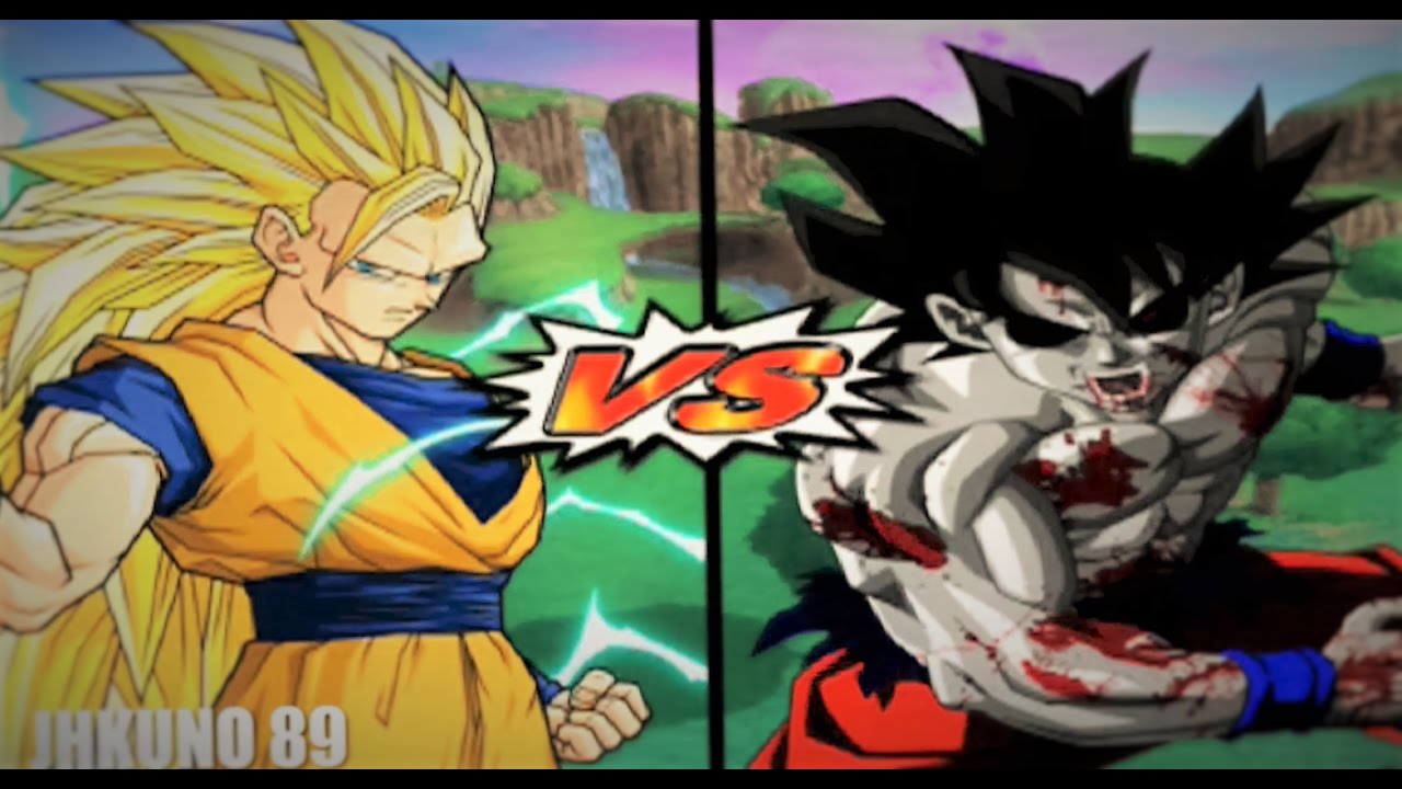 Dragon Ball Z Budokai Tenkaichi 3 | Goku Angel SSJ 3 vs Zombie Goku ...